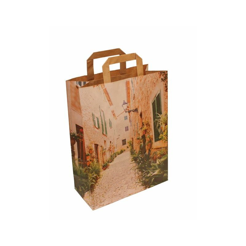 250 Papier-Tragetaschen 26 x 35 + 12 cm - Florenz, 60,00